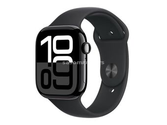 APPLE Pametni sat S10 GPS 46mm Jet Black Alu Case/Black Sport Band - M/L mwwq3qv/a