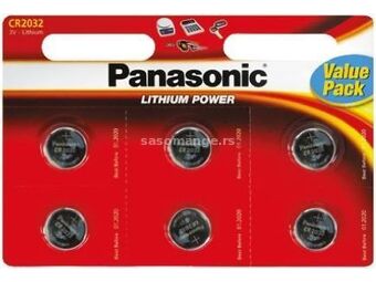 PANASONIC Baterije Litijum CR-2032 L/6bp