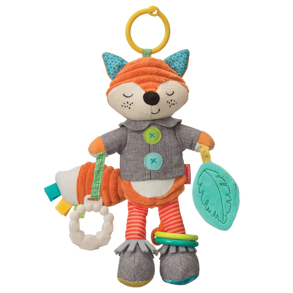 Infantino Babi Plush Fok, šareno