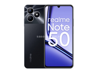 Mobilni telefon Realme NOTE 50 RMX3834, Crna, Dual Sim, 4G, Octa Core, Mali-G57, 4 GB RAM, 128 GB...