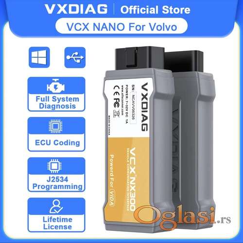 VXDIAG VCX NANO NX300 Volvo 2014D OBD2 Dice Coding