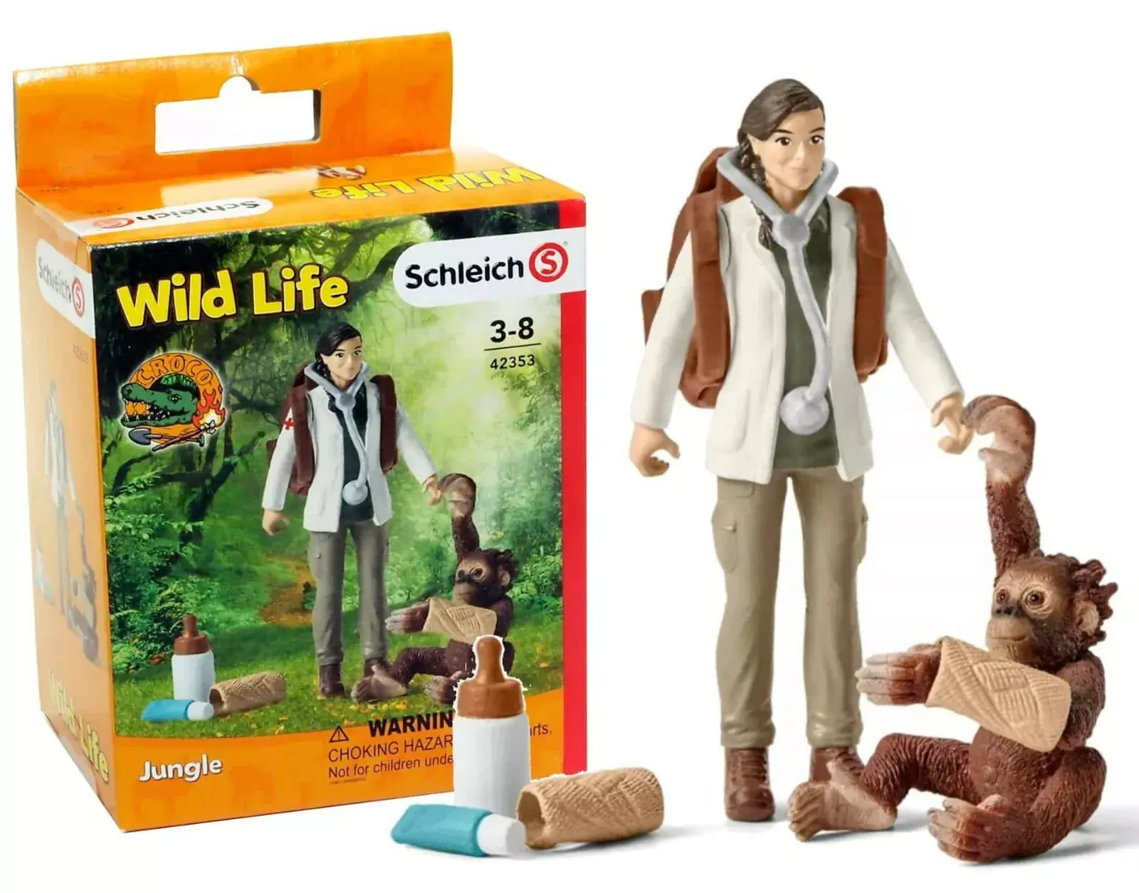 SCHLEICH Figura Veterinarka na poslu