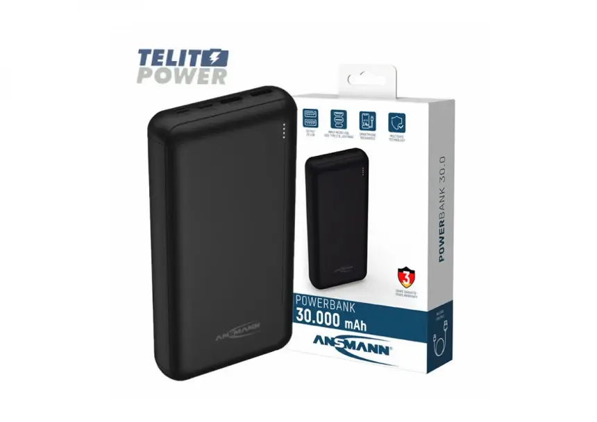 Powerbank 30000mAh PB212 - ANSMANN