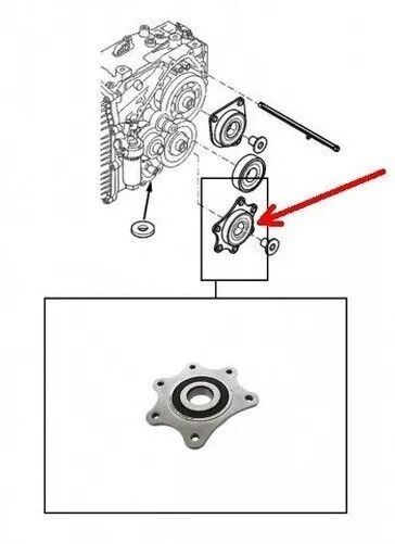 Rulment 2501564 viseći ležaj za Ford GWM, Chrysler, Mitsubishi, Renault, Volvo putničkog automobila