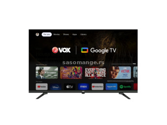 VOX Televizor 43GJU205B/ Ultra HD/ Google TV Smart