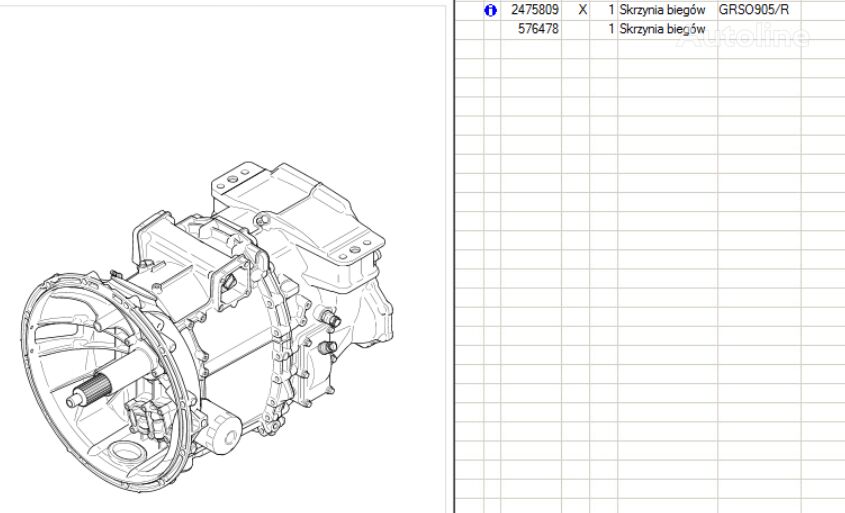 Scania Cambio GRSO905R GRSO 905R GRS0905R NTG S R XT Euro 6 Gearbox Get menjač za Scania Skrzynia Biegów Cambio SCANIA GRSO905R GRSO 905R GRS0905R NTG S R XT Euro 6 Gearbox Getriebe kamiona