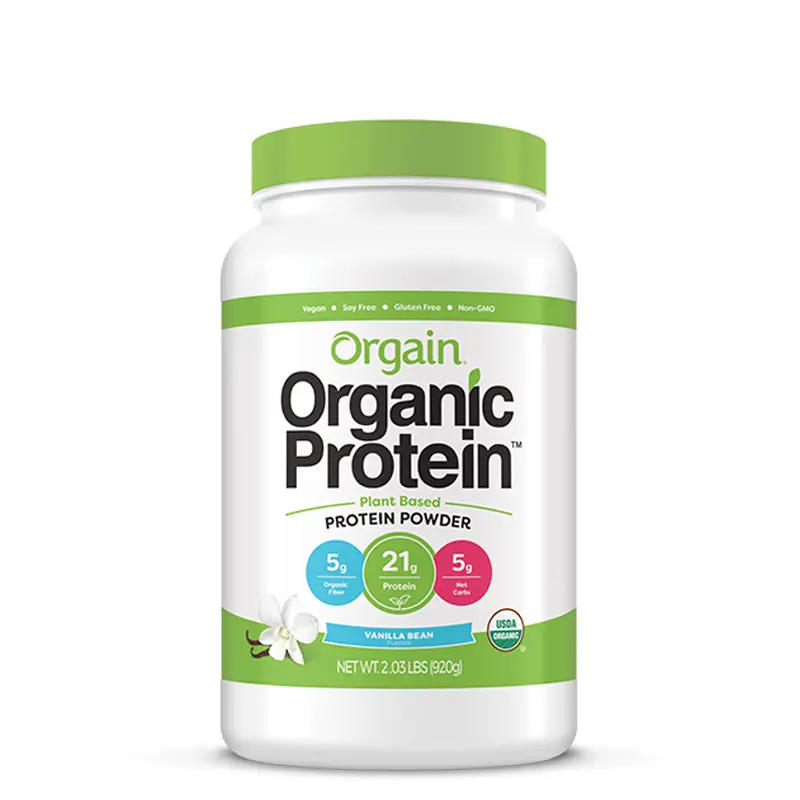 Orgain Biljni protein u prahu vanila, 920g