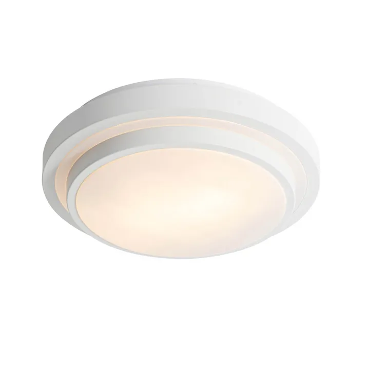 Moderna plafonska lampa bela 35 cm IP44 - Walden