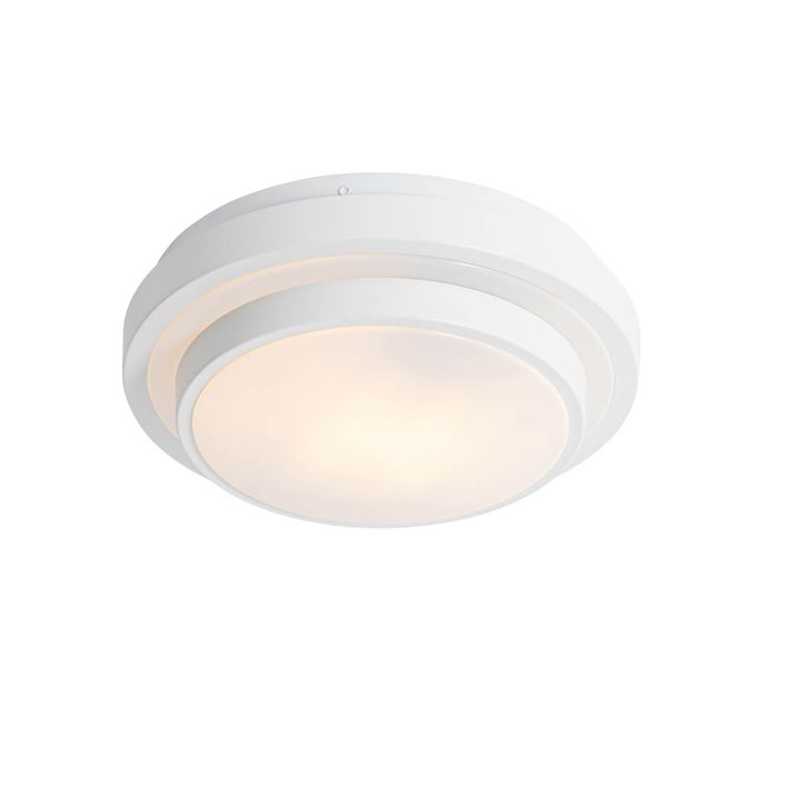 Moderna plafonska lampa bela 25 cm IP44 - Walden