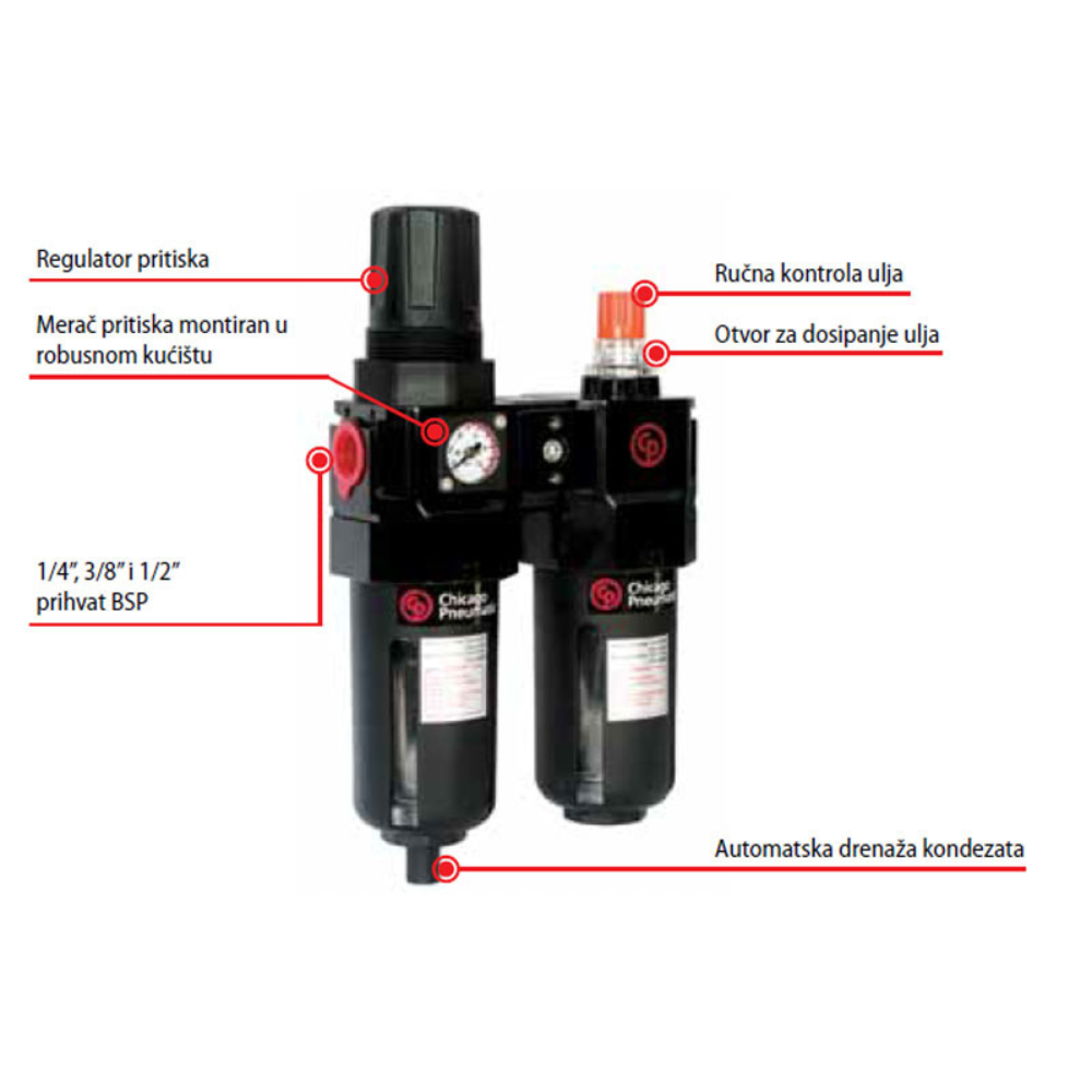 Chicago – Pneumatic Pripremna grupa 1/2″ – CP8940171929