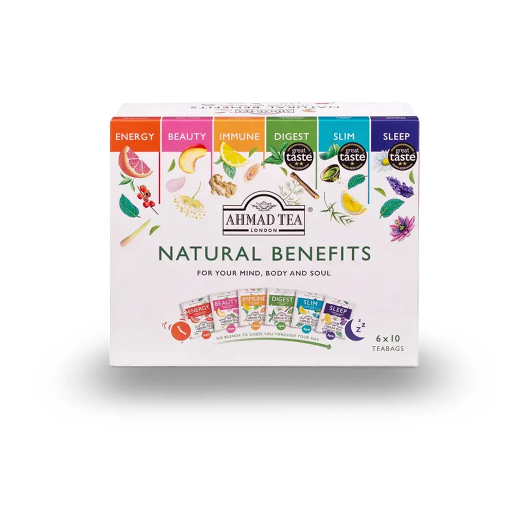 AHMAD TEA Natural Benefits selection, 6x10 kesica