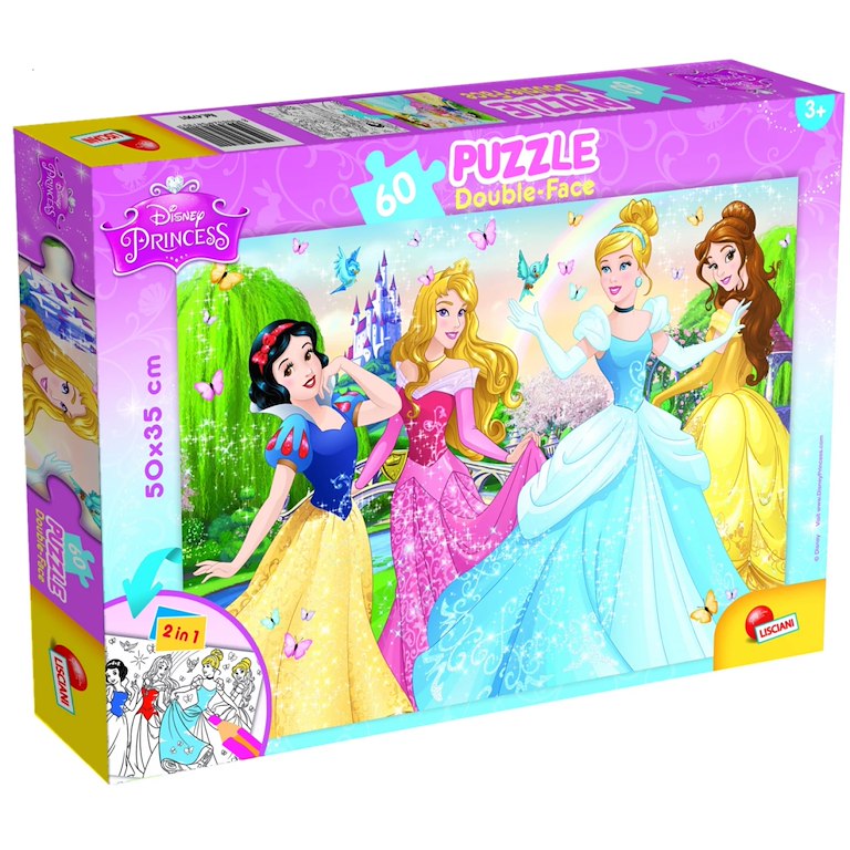 PUZZLE SLAGALICE 60 DELOVA PRINCESS LISCIANI