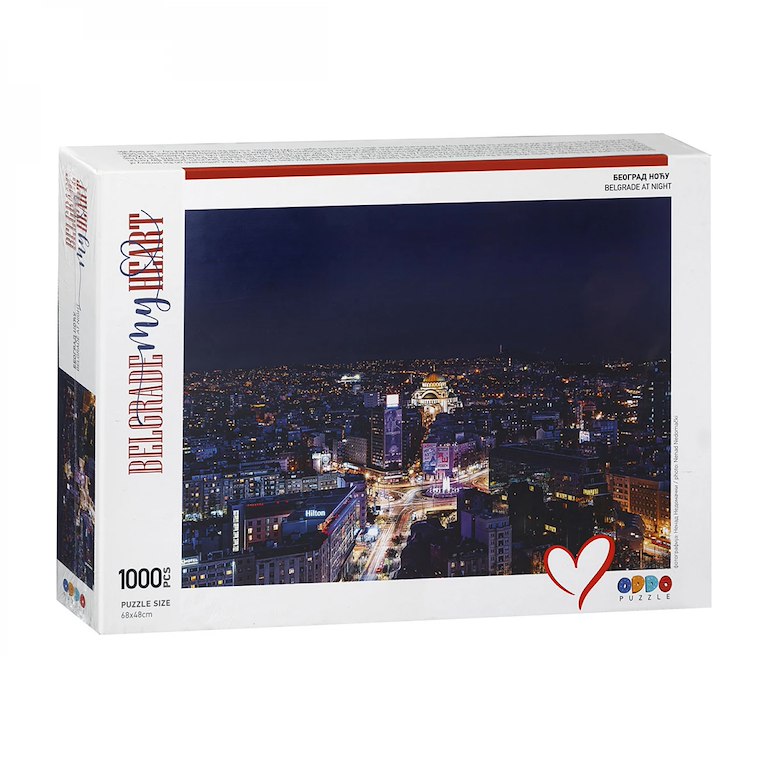 PUZZLE BEOGRAD NOCU PUZZLE BELGRADE MY HEART 960483