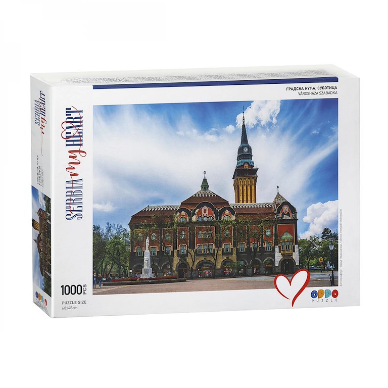 PUZZLE SUBOTICA PUZZLE SERBIA MY HEART 960520