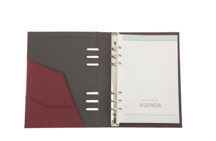 LION Agenda sa mehanizmom A5 – Bordo