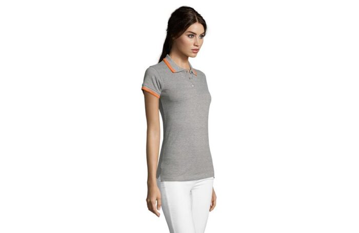 PASADENA WOMEN ženska polo majica sa kratkim rukavima – Grey melange , M