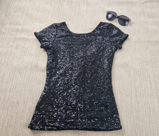 NOVA Tally Weijl bluza sa krljustima-sljokicama