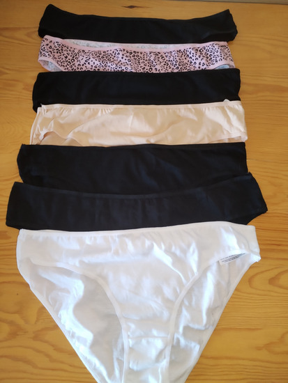 PRIMARK slip, 7 kom., M-L, NOVO