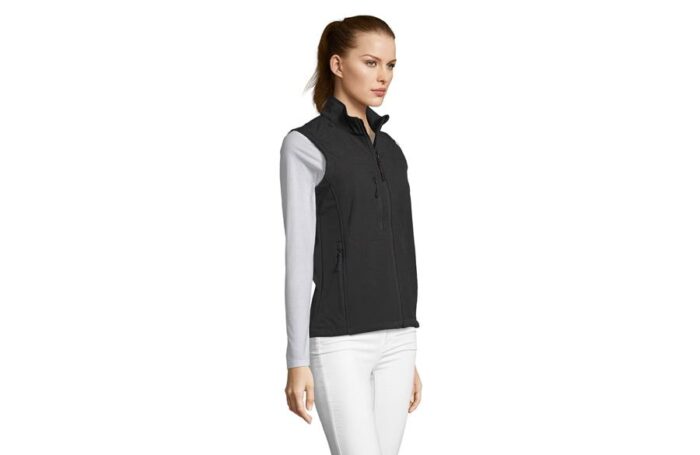 RALLYE WOMEN softshell prsluk – Crna , L