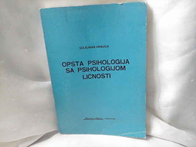 Opšta psihologija sa psihologijom Sulejman Hrnjica