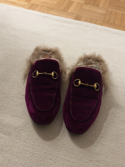 % Gucci princetown papuče