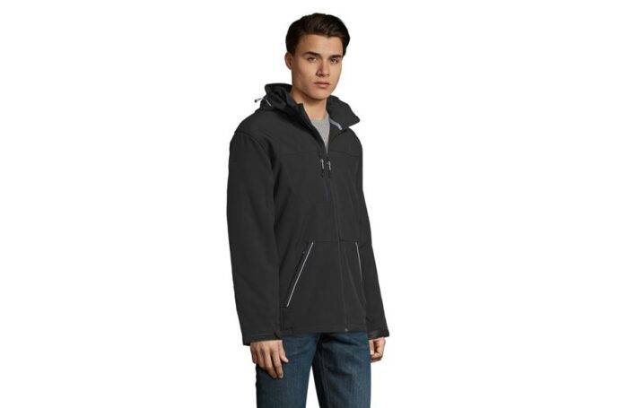 ROCK MEN softshell jakna – Crna , L