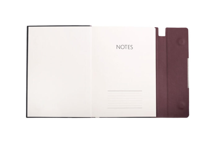 VELVET Notes sa magnetnim preklopom A5 – Bordo