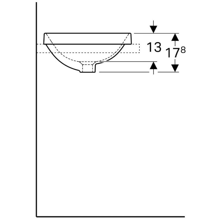 LAVABO F40 GEBERIT VARIFORM UGRADNI