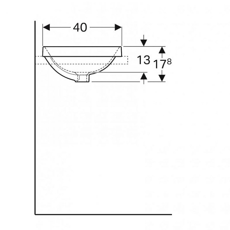 LAVABO 55 GEBERIT .VARIFORM UGRADNI