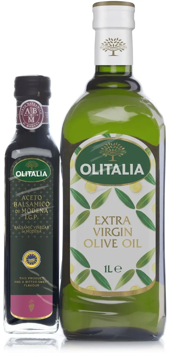 Olitalia Maslinovo ulje Extra Vergine i Sirće Aceto Balsamico, 1l + 0,25l