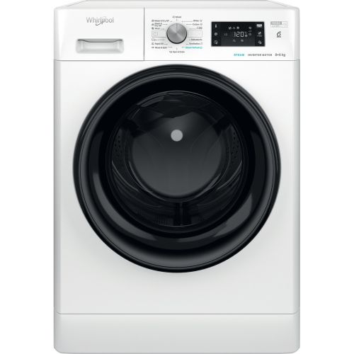 Whirlpool FFWDB 864349 BV EE Mašina za pranje i sušenje veša, 8 kg/6 kg, 1400 rpm, Steam, Inverter motor, Dubina 54 cm