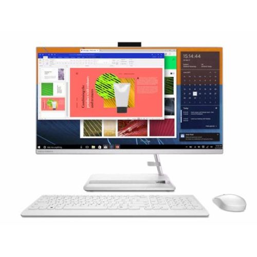 Lenovo F0FY00NXRI IdeaCentre AIO 3 27ALC6 All-In-One (White) 6-Core Ryzen 5 7430U 2.3-4.3GHz/19MB, 16GB DDR4, 512GB-SSD-NVMe, 27.0" FHD (1920x1080) IPS, AMD Radeon Graphics, WebCam IR & 5.0MP, Gig...