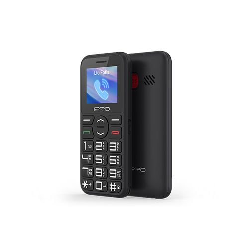 IPRO Senior F183 black Feature mobilni telefon 2G/GSM/800mAh/32MB/DualSIM/Srpski jezik