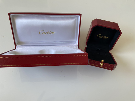 Cartier original dve kozne kutije ekskluzivne