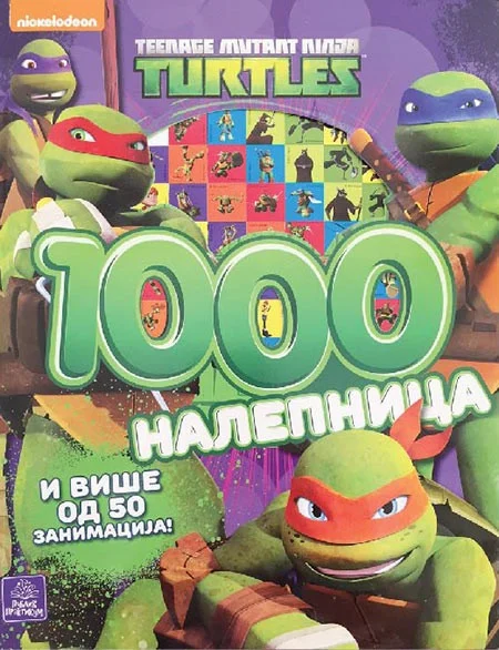 Nindža kornjače - 1000 nalepnica