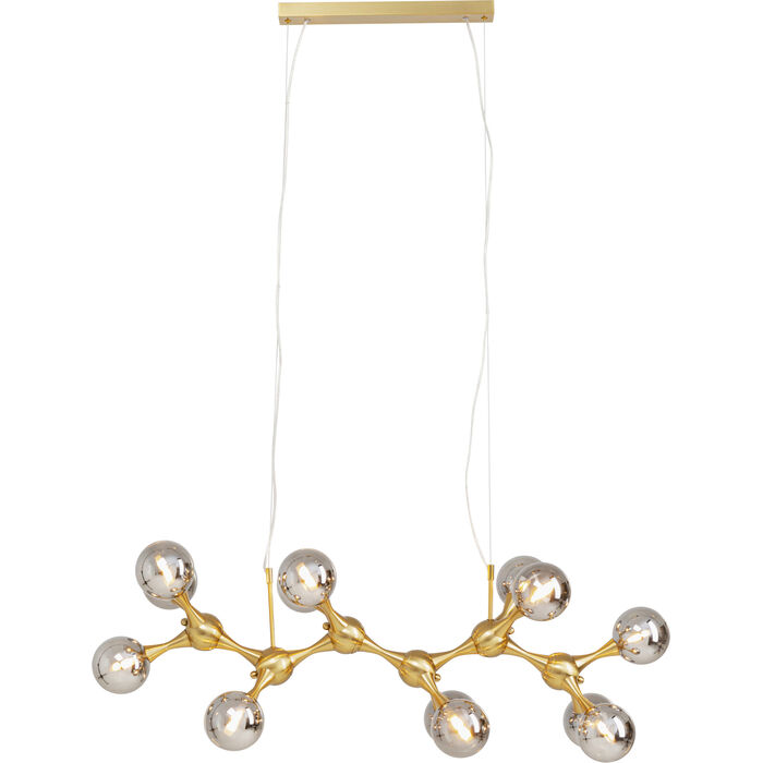 Pendant Lamp Atomic Balls Brass 190cm