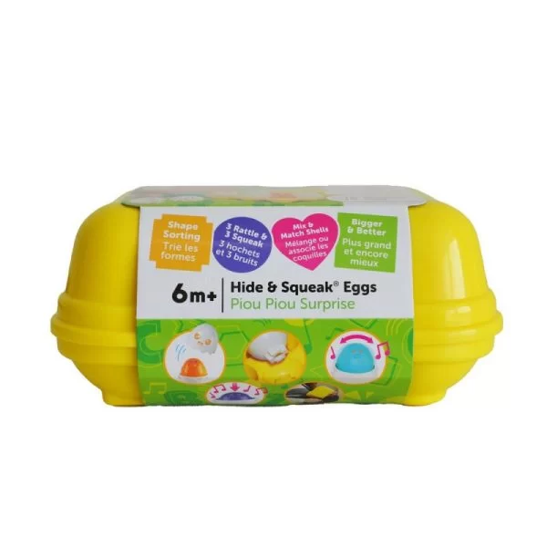 TOMY HIDE AND SQUEK EGGS 735606