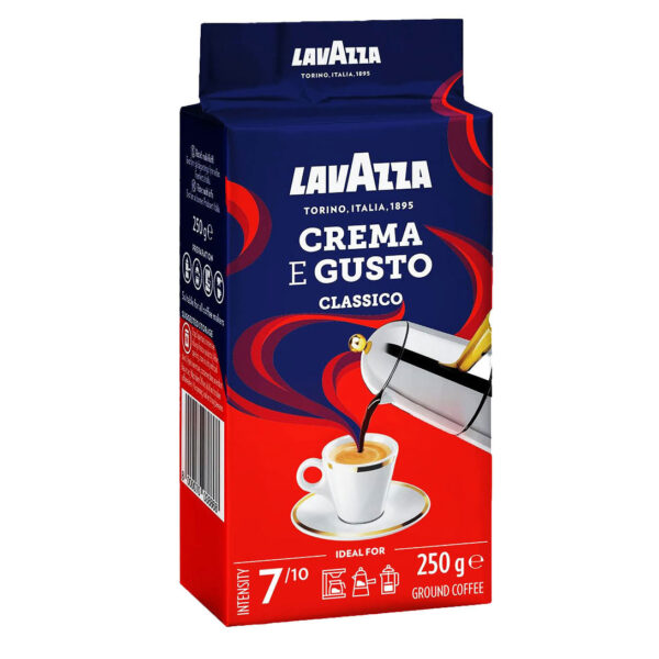 Espresso kafa mlevena Crema Gusto Classico 250g, Lavazza