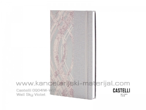 CASTELLI notes WALL Sky/Violet 13x21cm