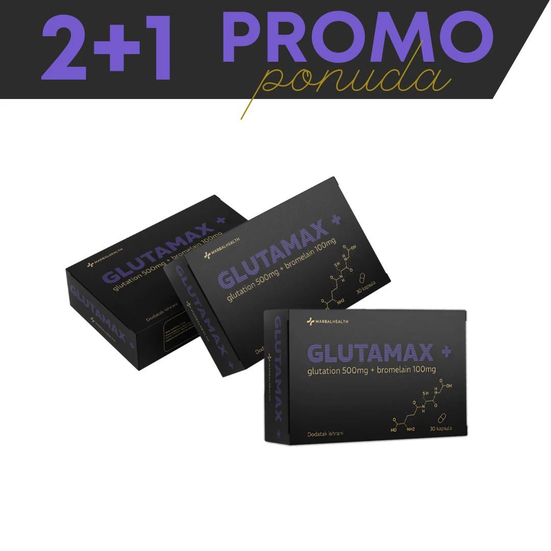 MARBALHEALTH GLUTAMAX Plus 2+1 GRATIS 90 Kapsula