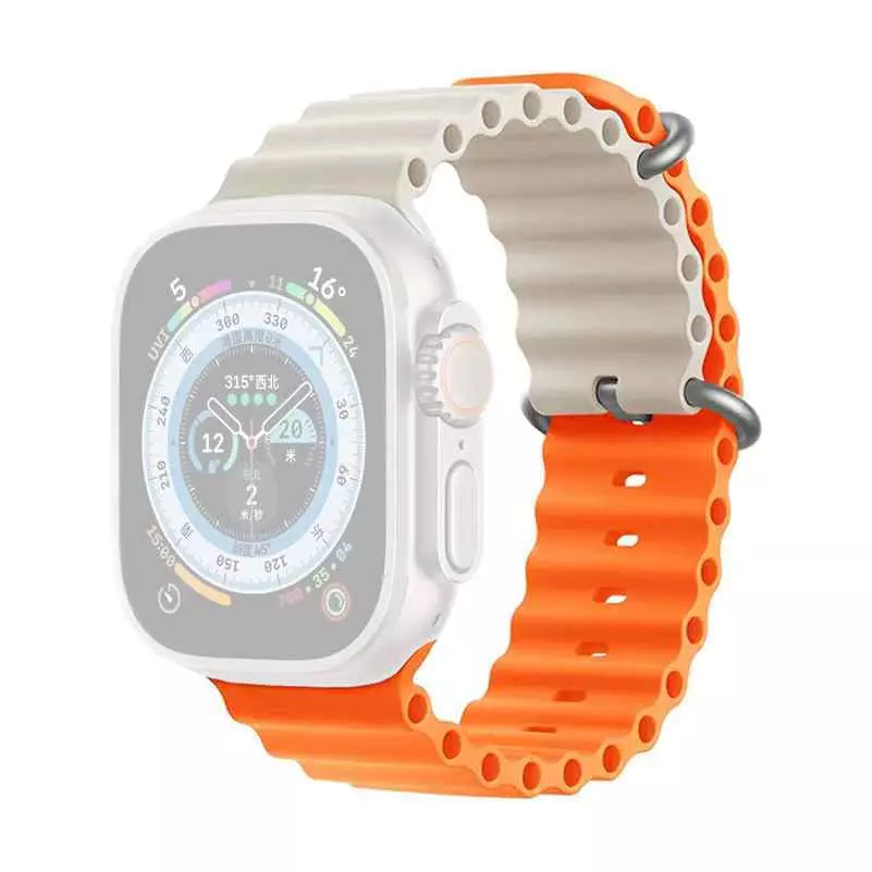 Narukvica Moye Smart Watch Ocean Strap 44/45/49mm Orange/ Starlight