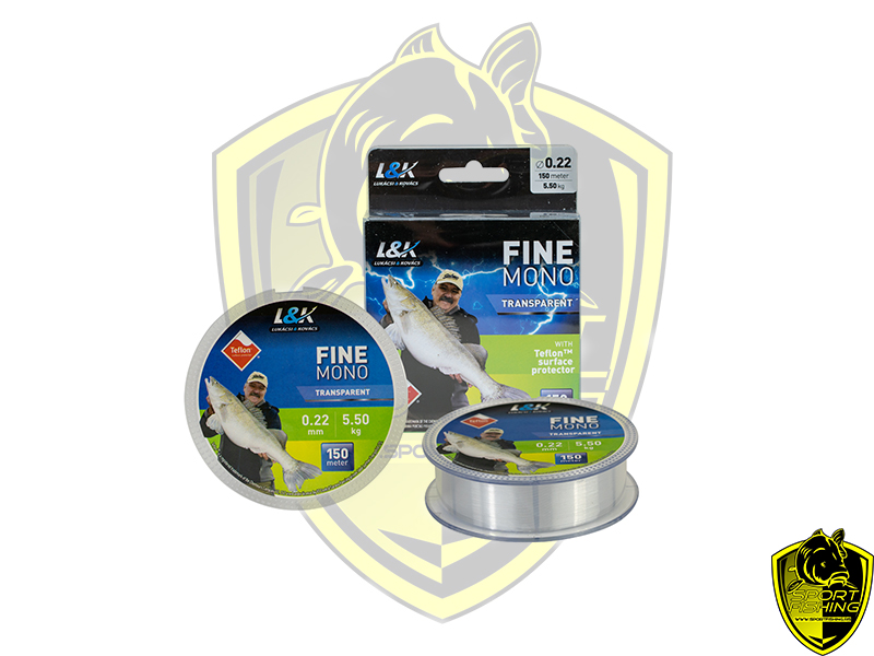 L&K FINE MONO transparent 150m 018 – 3,6kg