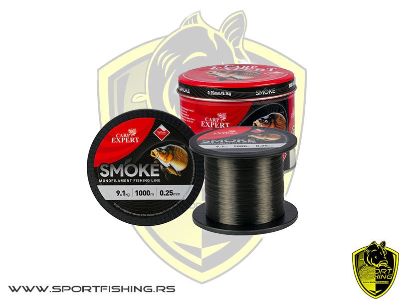 Najlon CARP EXPERT SMOKE DARK GREY 1000m 0,30 – 12,70 kg