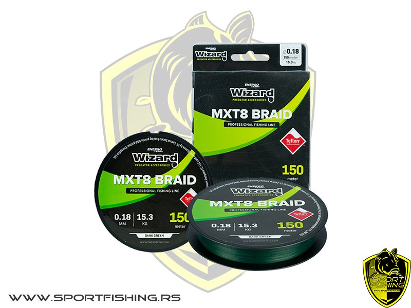 WIZARD MXT8 BRAID 150m 0.10 – 9.5kg