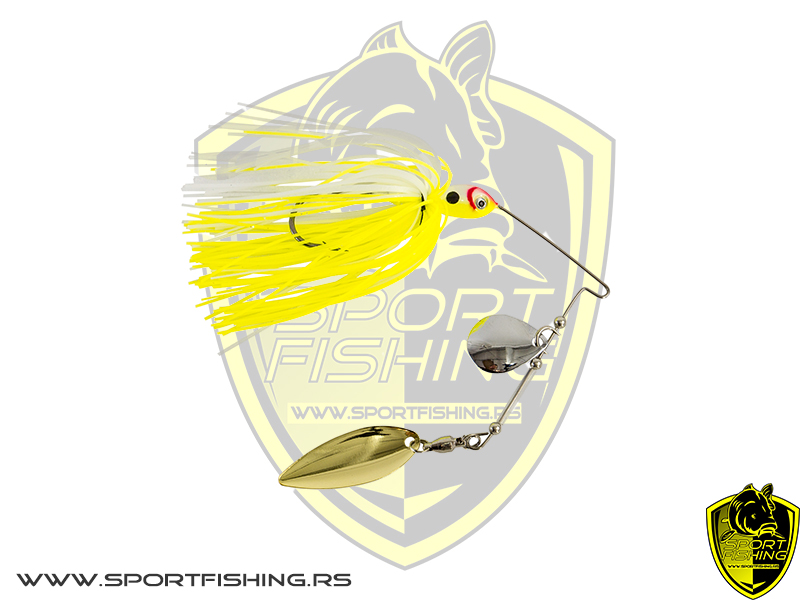 WIZARD SPINNERBAIT 10g žuto – beli