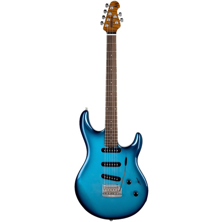 MUSIC MAN LUKE 4 - SSS HT - BLUE DIESEL