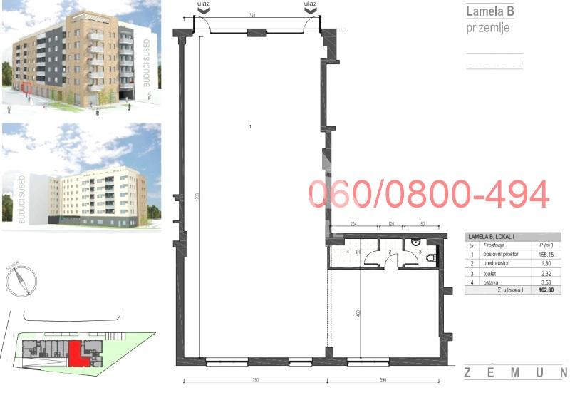 Lokal - Zemona, Radoja Dakića ID#2941 488.400 €