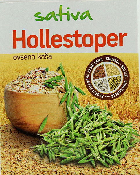 Hollestoper ovsena kaša 2x70g