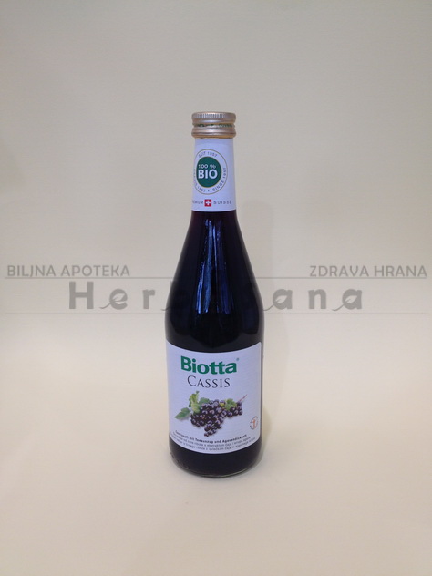 Sok od crne ribizle 500 ml Biotta (organski proizvod)