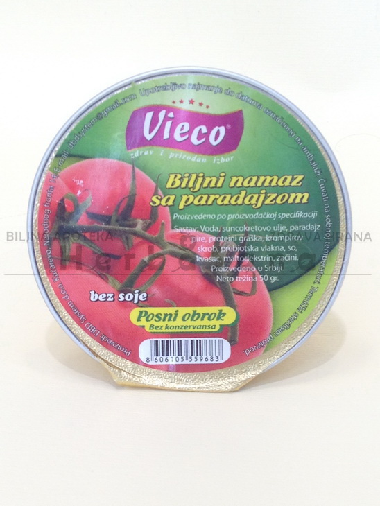 Vieco biljna pašteta sa paradajzom 50g